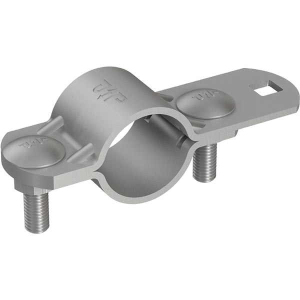Earthing pipe clamp