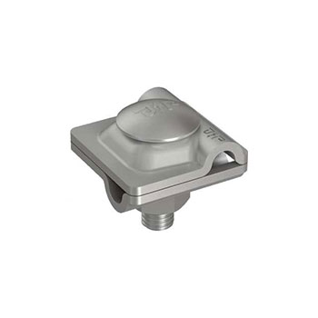 Connection and terminal clamp