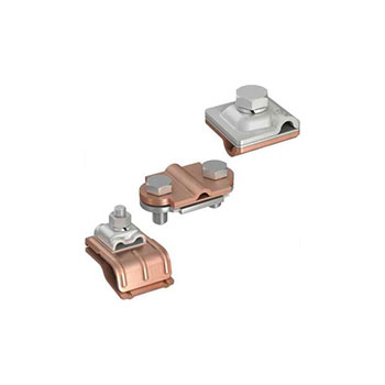 Connection and terminal clamp