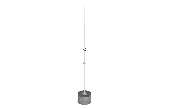 Air-termination poles and accessories