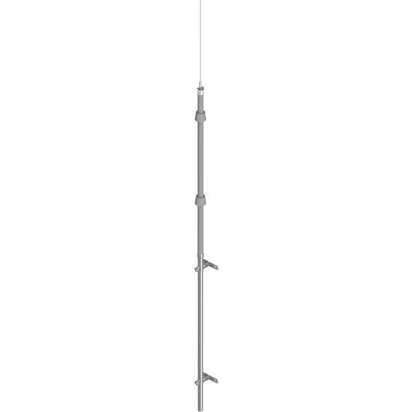 Air-termination pole insulated for wall mounting
